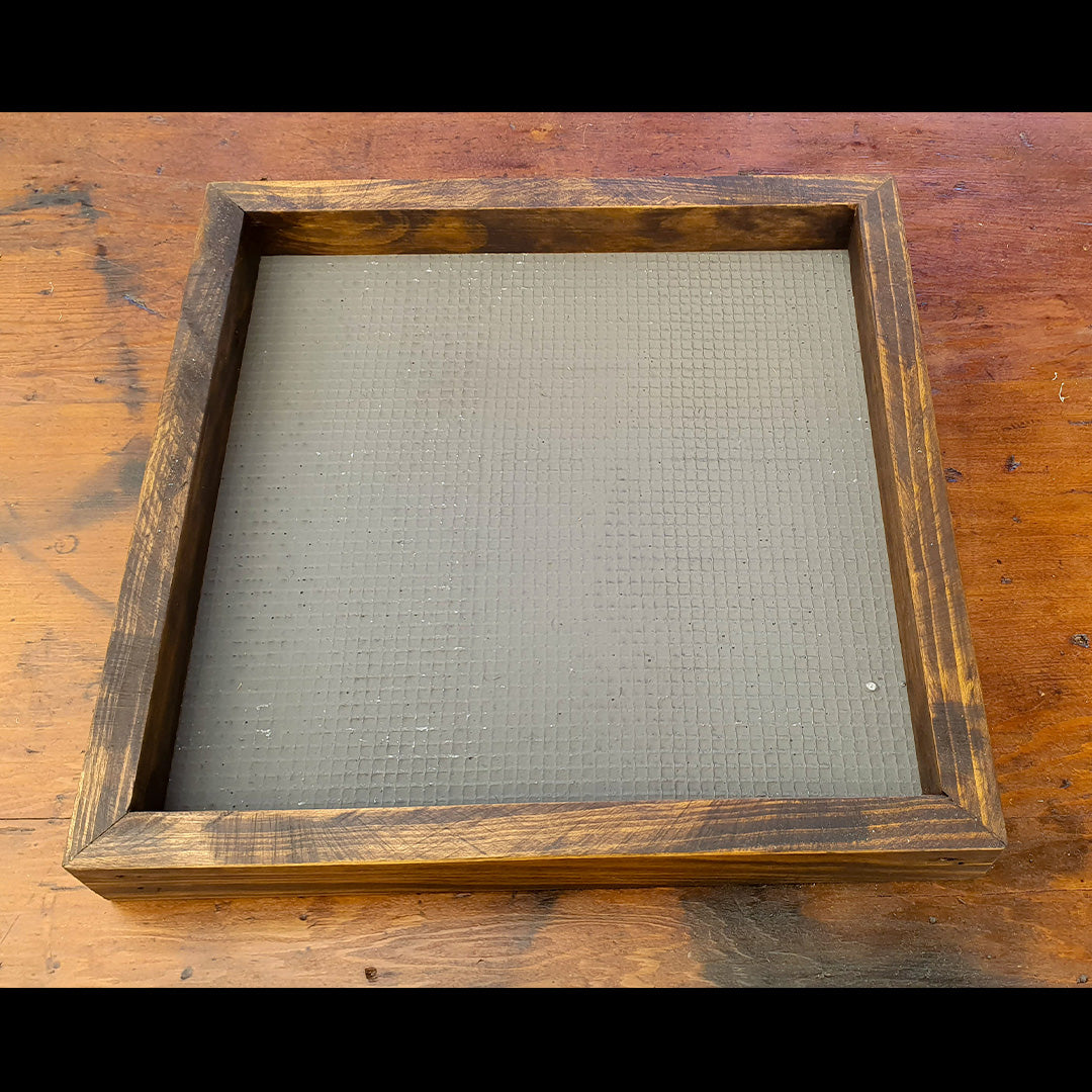 Framed Thermaboard - 30x30 - Dark Stained, Recycled Timber – Smalti ...